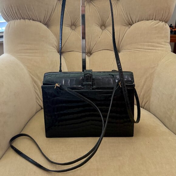 Finesse La Model | Bags | Vtg Auth Finesse La Model Genuine Alligator ...